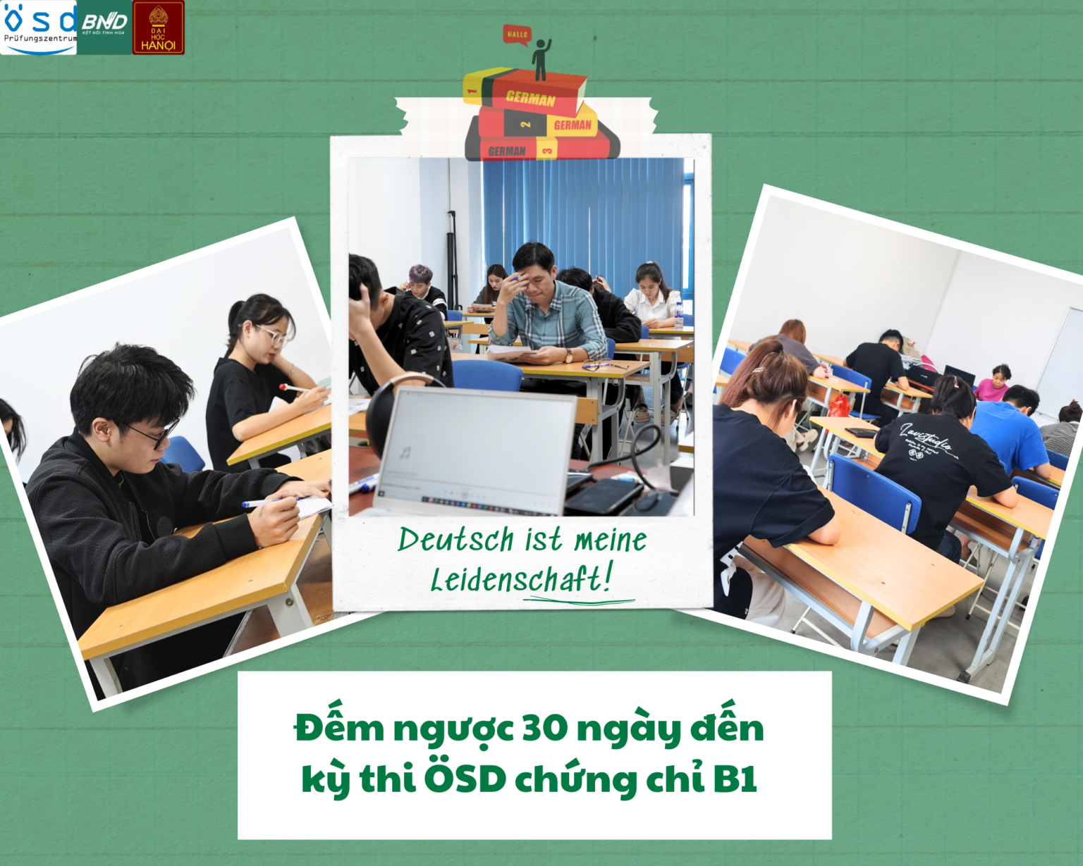 Kỳ thi ÖSD chứng chỉ B1 của Đại học Hà Nội - Trung Tâm Đào Tạo Tiếng ...